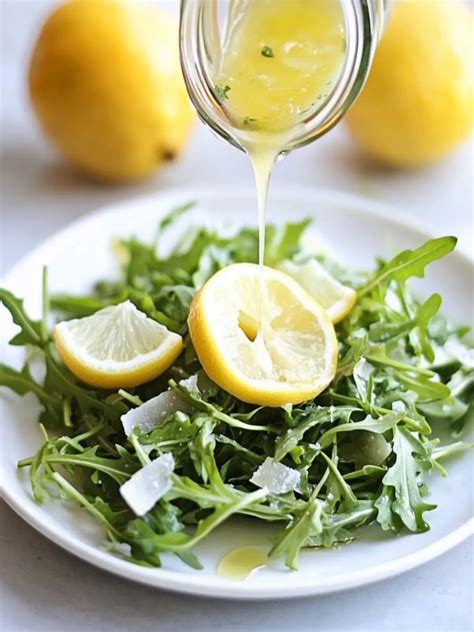 Easy Arugula Salad With Lemon Vinaigrette Delicious And Zesty