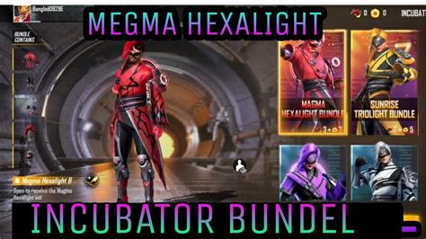 Free Fire New Incubator Bundel Magma Hexalight Bundel Next