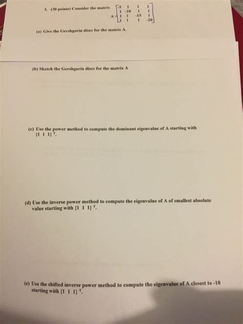 solved consider the matrix a [ 5 1 1 1 1 10 1 1 1 1