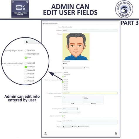 Prestashop Custom Registration Form Add Registration Fields Module By