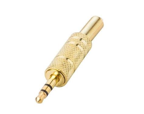 ᐉ Роз'єм аудіоштекер AUX 3,5 мм розбірний Gold (000019790) • Краща ціна ...