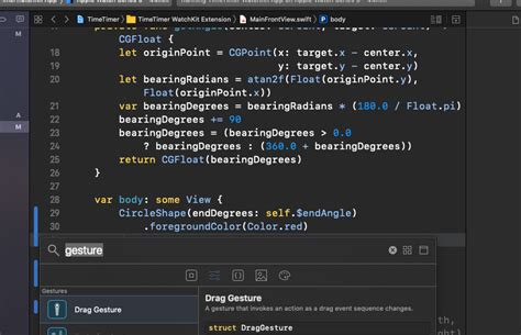 Circle Timer 만들기3userinterationswiftui Gesture Draggesture