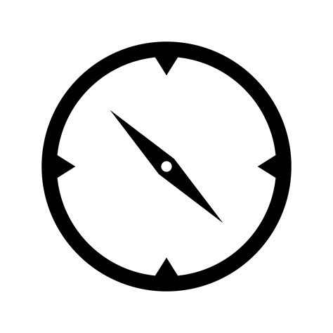 Compass Vector Icon 354739 Vector Art At Vecteezy