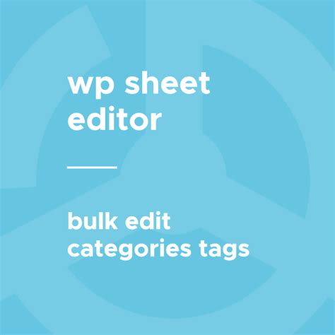 Wp Sheet Editor Taxonomy Terms Pro V1721 Gpl Vault