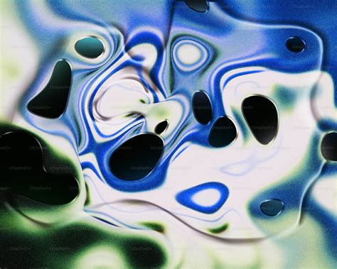 소용돌이치는 파란색과 흰색과 어둡고 유기적인 모양 사진 Unsplash의 복고풍 이미지