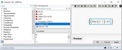 Solved Adding A Column And Increment Each Row Jmp User Community