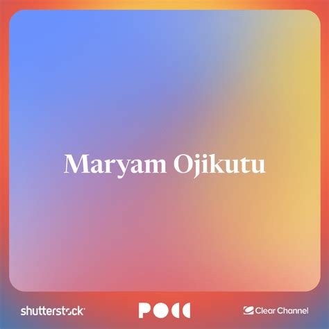 Maryam Ojikutu We Are Pocc