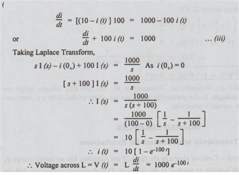 Solved Example Problems DC Transients In RL RC RLC Circuit
