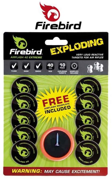 Firebird Airflash 40 Extreme Exploding Targets Londero Sports