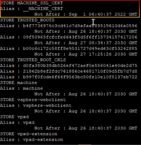 How To Resolve Vcenter Server Appliance 7 X Expired Machine Ssl Certificate