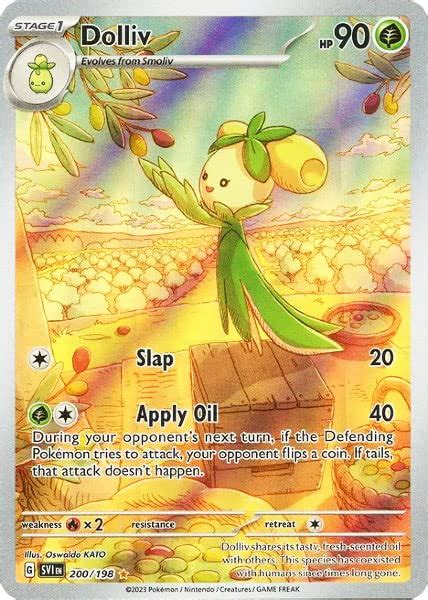 Pokemon Dolliv 200 198 Scarlet And Violet Illustrator