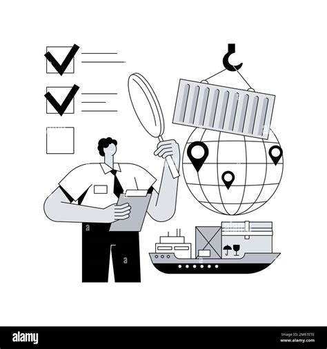 Export Control Abstract Concept Vector Illustration Licensing Services Export Of Goods