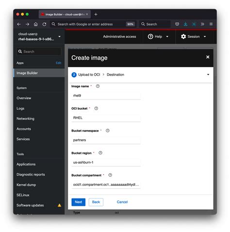 Build And Launch Red Hat Enterprise Linux Images In Oracle Cloud