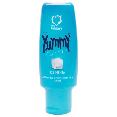 Yummy Gel T Rmico Comest Vel Ice Menta Ml Sexy Fantasy Loja Pimenta