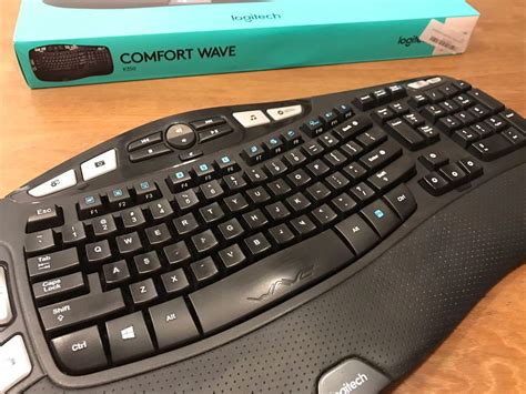 Logitech K350 Wave Wireless Ergonomic Keyboard Computers And Tech Parts And Accessories Computer