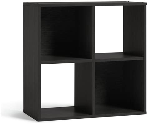 Habitat Squares 4 Cube Storage Unit Black 1097232 Argos Price Tracker Uk