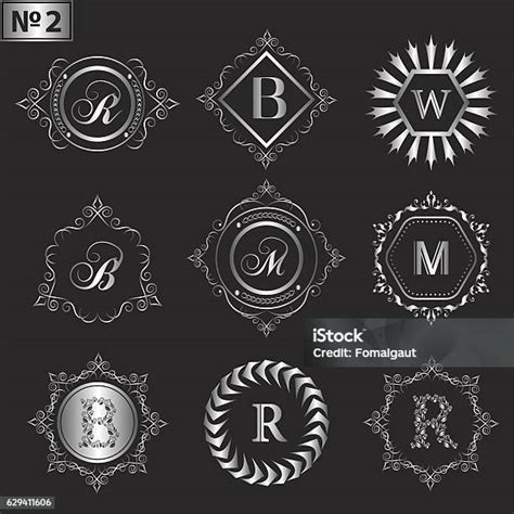 모노그램 디자인 요소 그레이스풀 형판 영어 편지들이 비즈니스 휘장 벡터 알파벳에 대한 스톡 벡터 아트 및 기타 이미지 알파벳