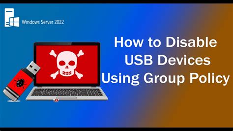 How To Disable Usb Devices Using Group Policy Youtube