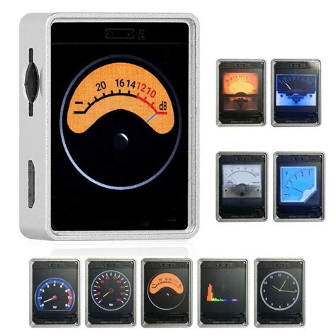 13 Lcd Mic Stereo Audio Spectrum Analyzer Display Sound Level Vu Meter