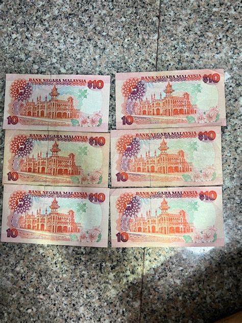 Malaysia 10 Ringgit 6and7 Series Hobbies And Toys Memorabilia