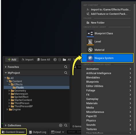 언리얼 엔진 나이아가라 유체 퀵 스타트 가이드 언리얼 엔진 5 4 문서 Epic Developer Community