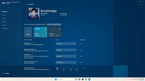 Intel Graphics Command Center Beta Intel Arc Control R Intelarc