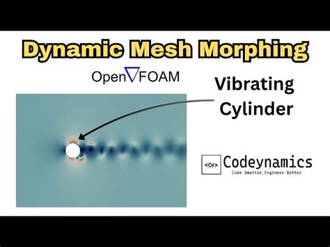 Free Video Vibrating Cylinder Dynamic Mesh Morphing Openfoam