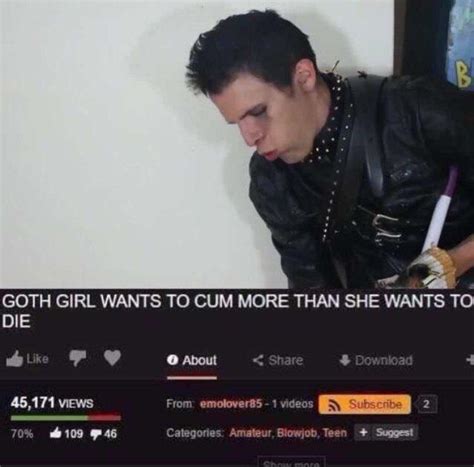 This Is What I Mean When I Talk About A Goth Gf R Idubbbz