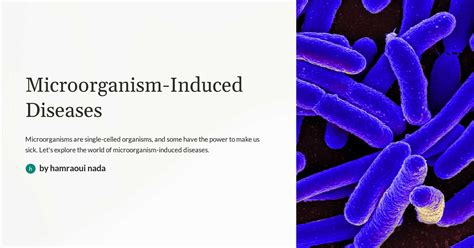 Microorganism Induced Diseases