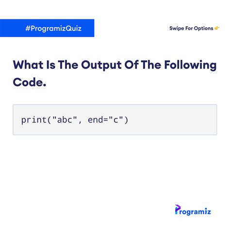 Programiz Hello Programmers Can You Guess The Output Of Facebook