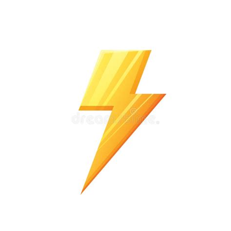 Game Ui Asset Gaming User Interface Lightning Icon Stock Vector