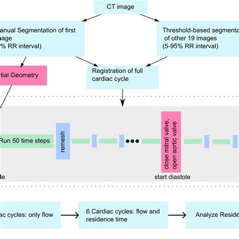 workflow figure describing image processing mesh creation and flow