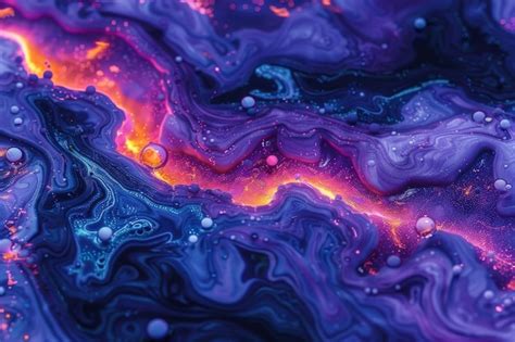 Abstract Digital Artwork With Vibrant And Glowing Textures Dynamic And Imaginative Modern And