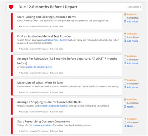 Australian Migration Checklists Your Step By Step Guide