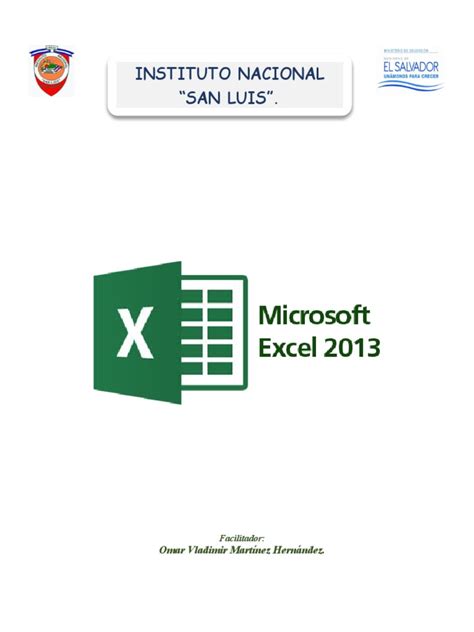 curso de excel pdf microsoft excel desarrollo de software