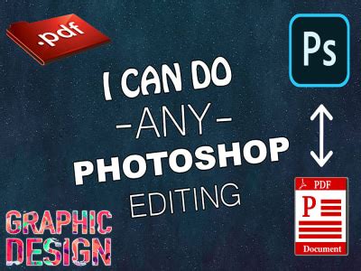 Adobe Photoshop Editing Photo Manipulation Image Edit PDF Screenshot Upwork