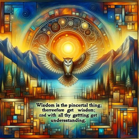 What Does Proverbs 4 7 Mean Bible Art