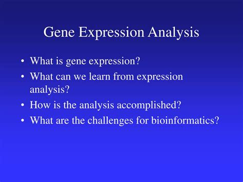 PPT Gene Expression Analysis Using Microarrays PowerPoint Presentation ID