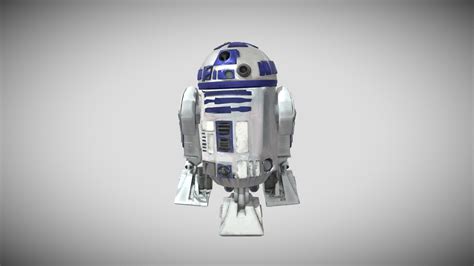 R2 D2 Model For Games 3d Model By Marcpalazon [9bd299a] Sketchfab
