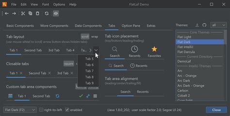 Flatlaf 10 Swing Look And Feel The Jformdesigner Formdev Blog