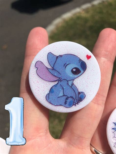Stitch Handmade Phone Grip Popsockets Diy Pop Socket Cute Popsockets