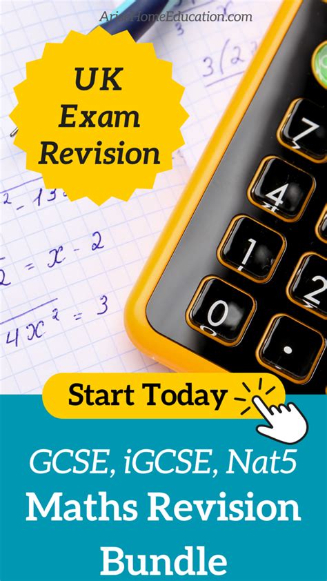 Maths Revision Bundle Igcse Maths Nat5 And Gcse Arise Home Education