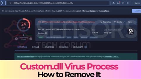 Customdll Virus Process How To Remove It Solved