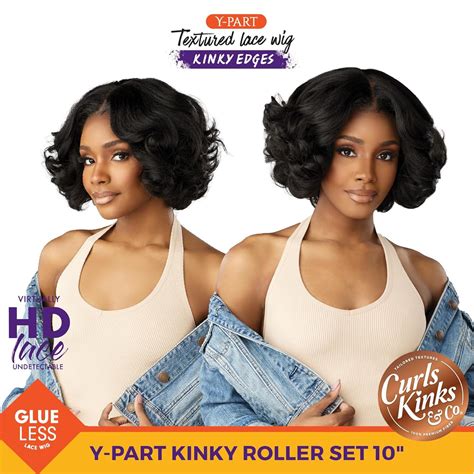 Sensationnel Curls Kinksandco Kinkyedges Wig Kinky Roller Set 10 Inch