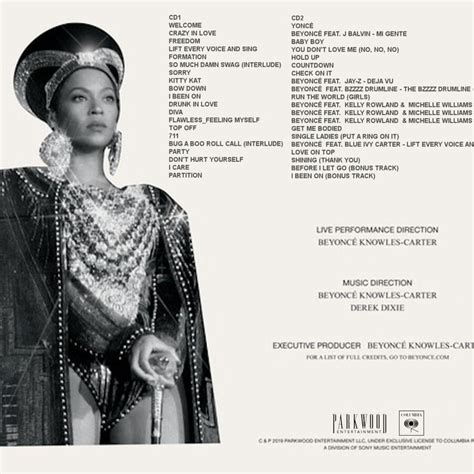 Beyonce Song List 2022