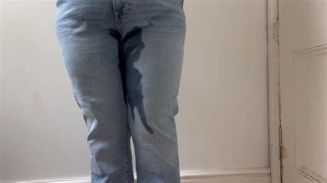 Desperately Soaking My Jeans 👖 So Much Pee