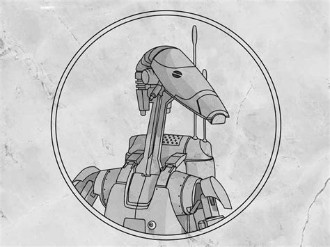 B1 Battle Droid Coloring Pages 2025