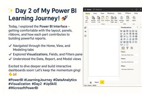 Powerbi Learningjourney Dataanalytics Visualization Day2 Upskill Microsoftpowerbi