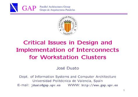 Pdf Parallel Architectures Group Grupo De Arquitecturas Paralelashpc