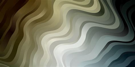 Light Blue Yellow Vector Layout With Wry Lines Illustration In Abstract Style With Gradient